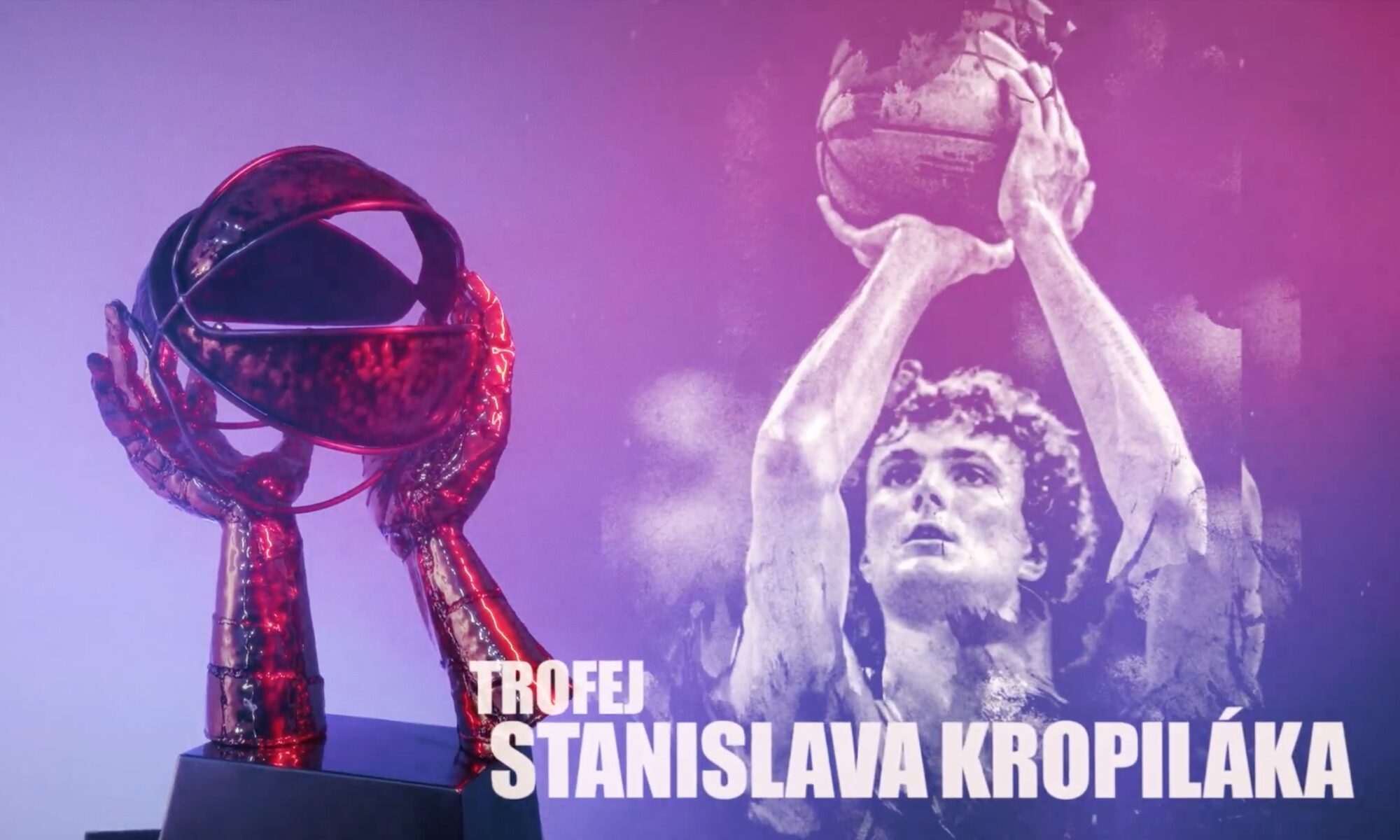 Basketbalový majster sa poteší z novej trofeje. Motívom je odkaz na ...